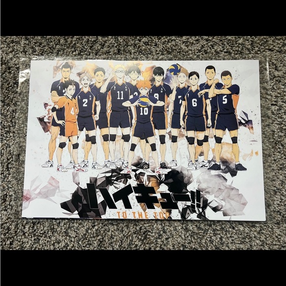 Accessories | Haikyuu Poster Bundle Of 8 Japanese Anime | Poshmark